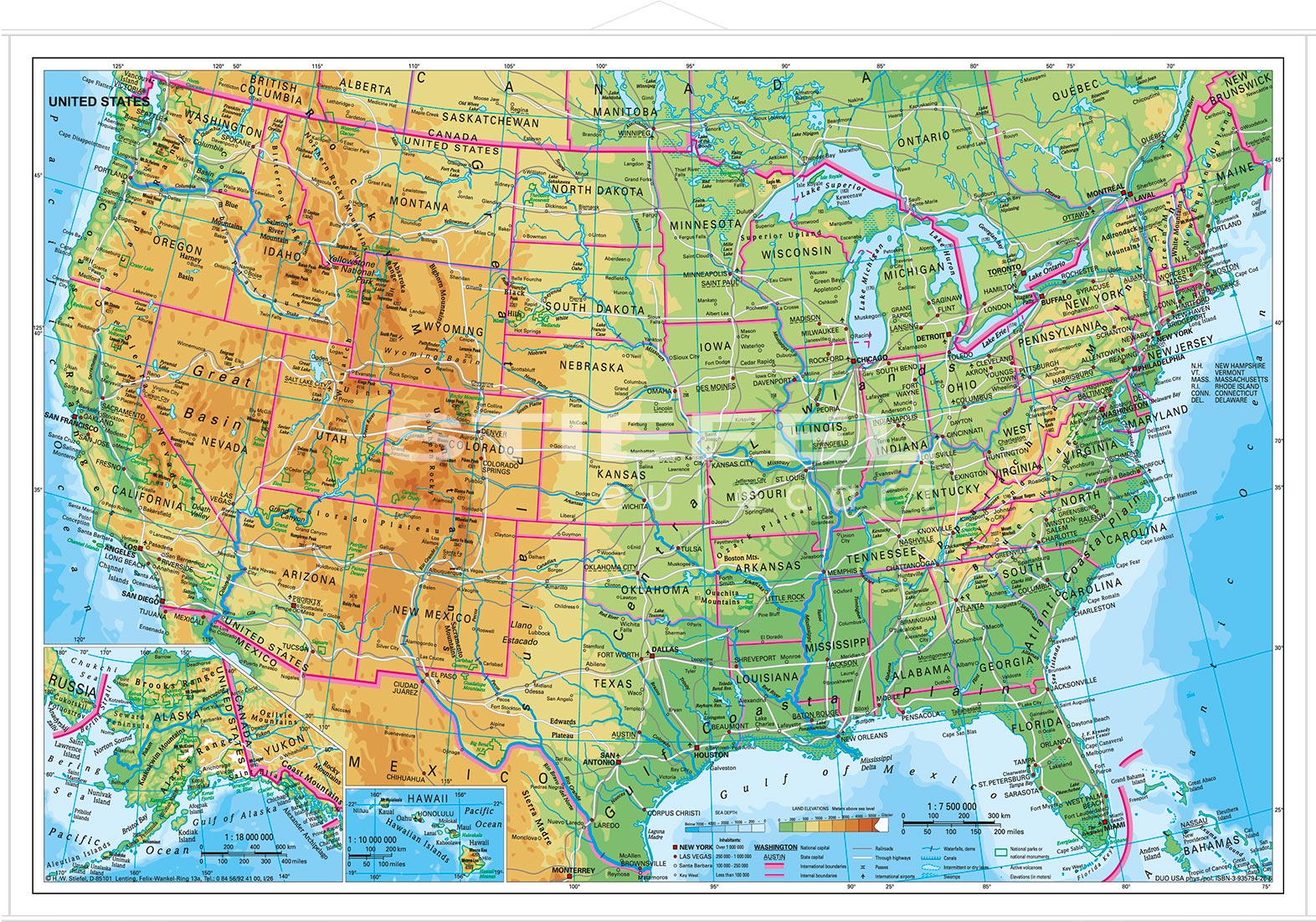 USA physisch - Lerndino.de