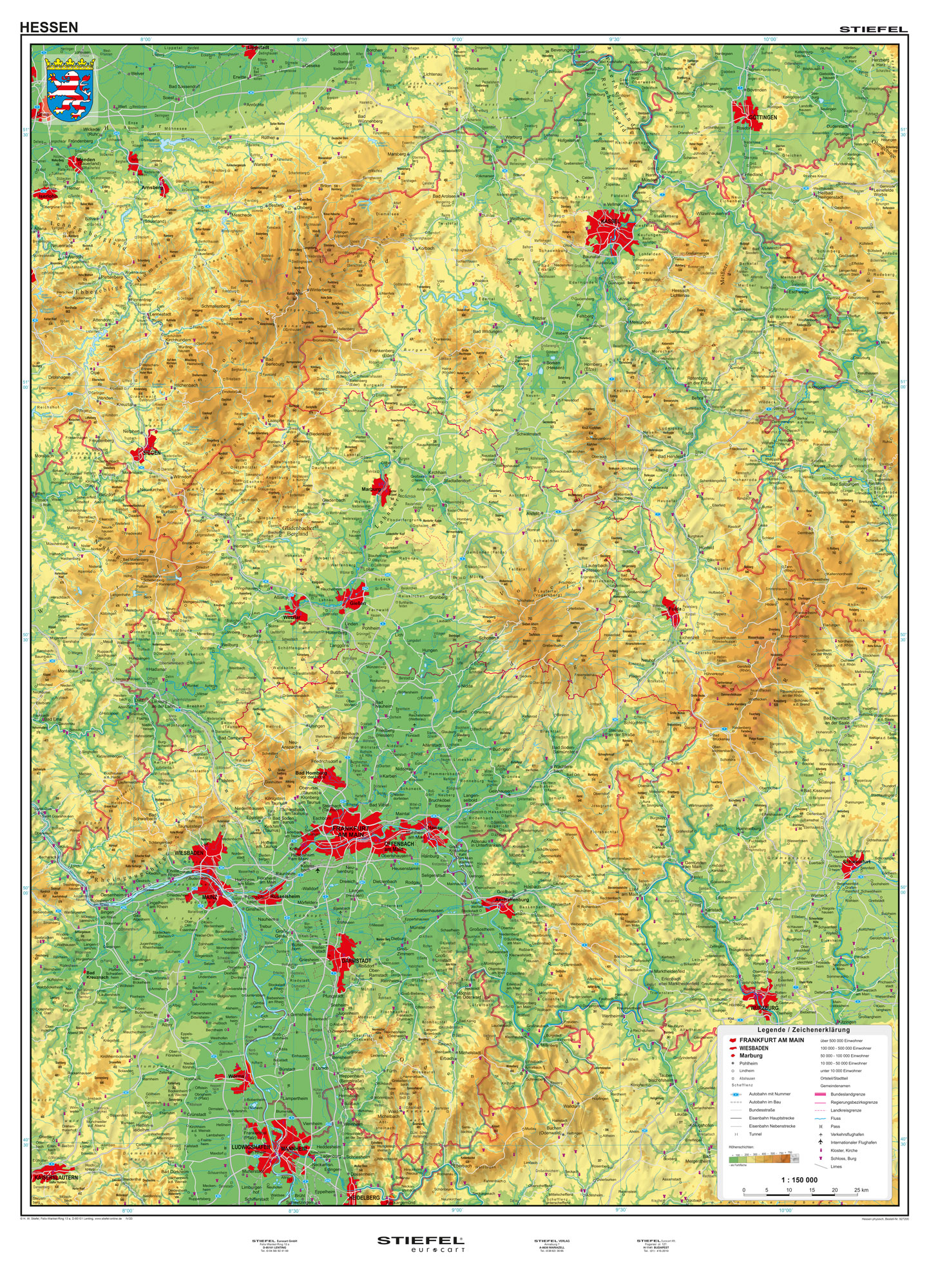 Hessen physisch - Lerndino.de